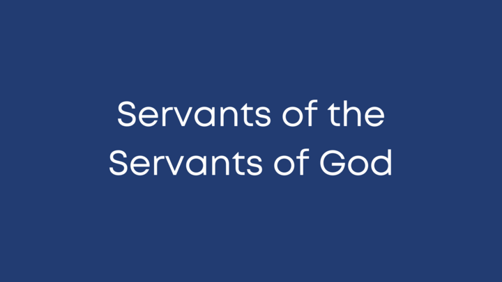 Servants of the Servants of God - St. Elizabeth Ann Seton
