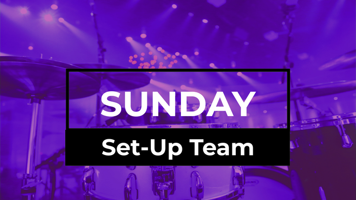 Sunday Set-Up Team - Emmanuel Church
