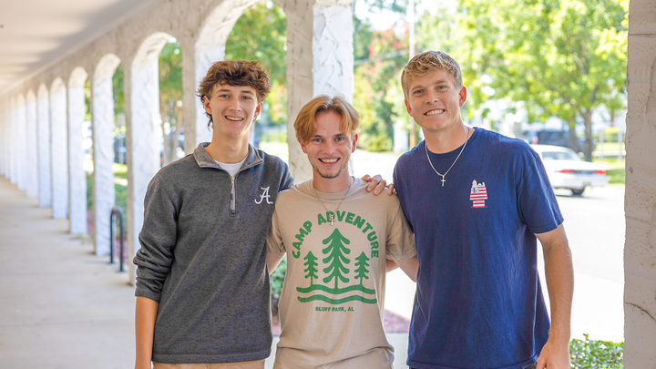 Luke + Jackson + Sasha, Freshmen Guys - Calvary Tuscaloosa