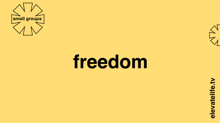 Freedom (Men) - ARLINGTON (Simon | Sunday) - Elevate Life Church